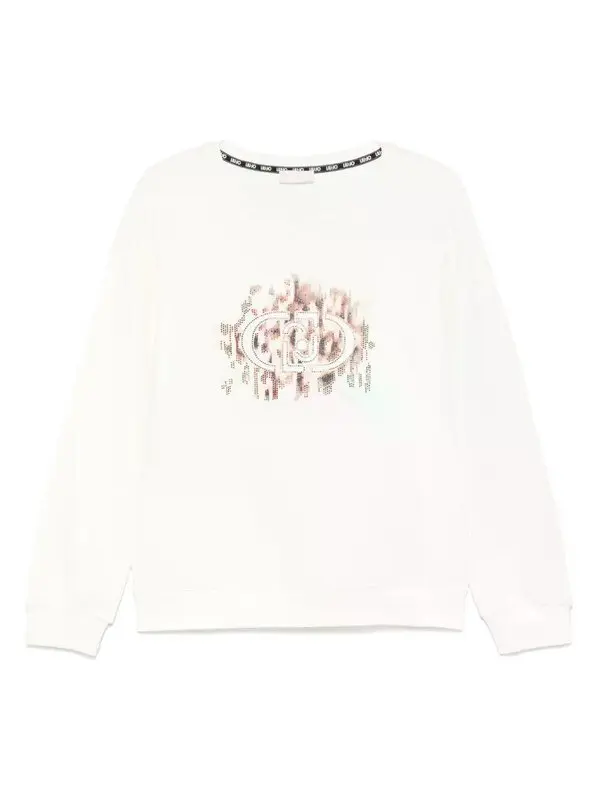 Liu Jo Logo-embellished Sweatshirt - White