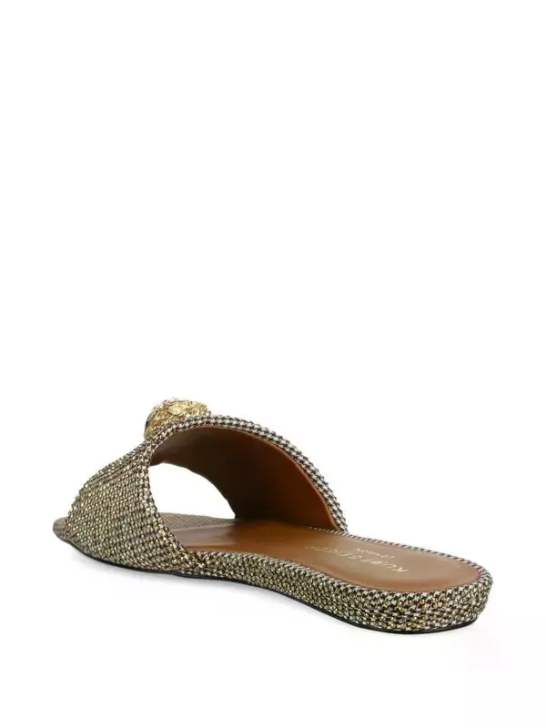 Kurt Geiger Kensington Embellished Slide Sandals - Neutrals