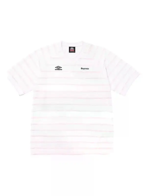 Supreme X Umbro® Striped Ss 25 Soccer Jersey - White