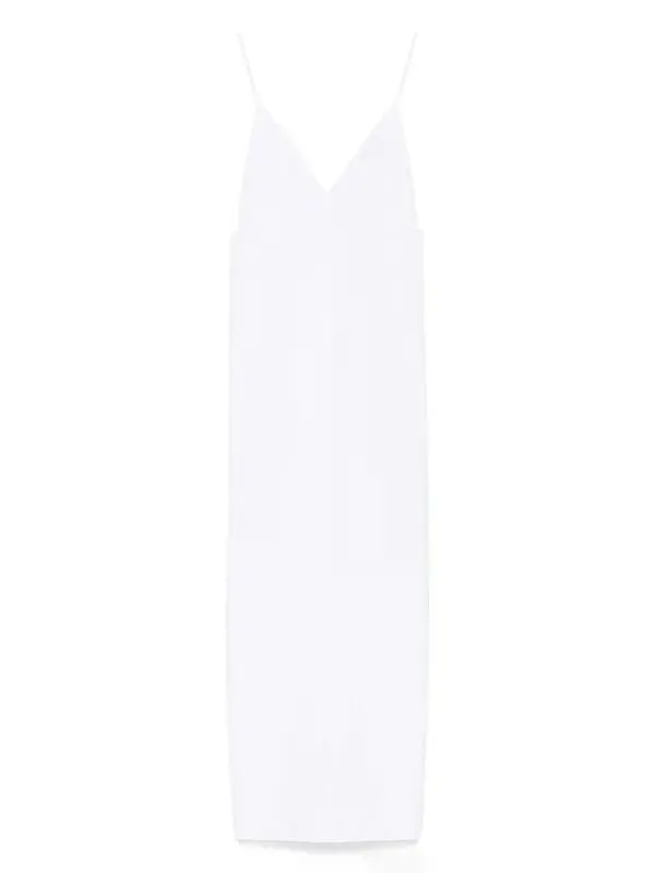 Khaite Tulula Midi Dress - White