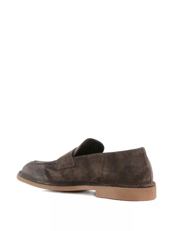 Alexander Hotto Suede Loafers - Brown | Editorialist display picture 1