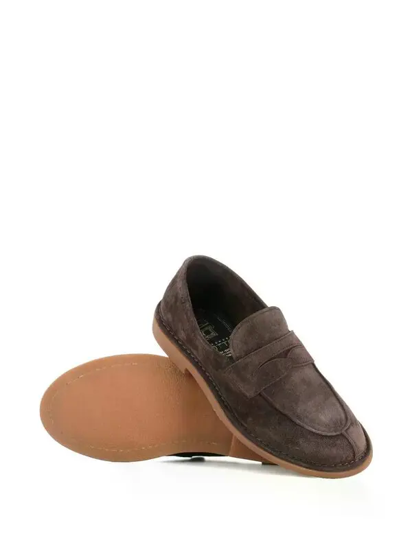 Alexander Hotto Made In Italy Brown‎ Men Suede Penny Loafers Designer Sz 41 US 8 Alexander Hotto - Moccasins - Tunisi – Merci Paris main image 3