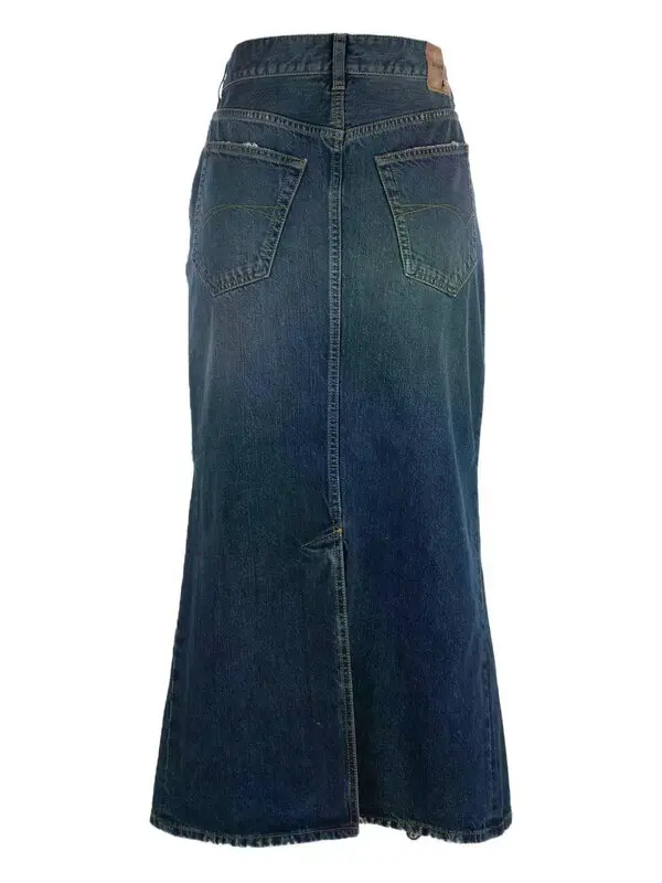Balenciaga Denim Maxi Skirt