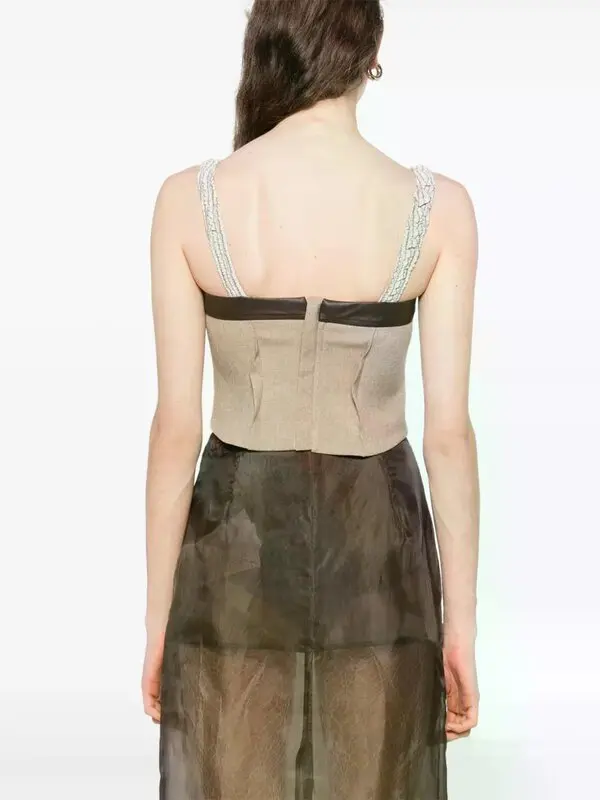 ELENA VELEZ Corset-style Top