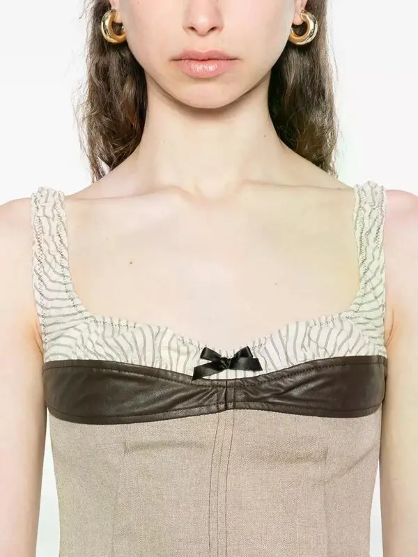 ELENA VELEZ Corset-style Top