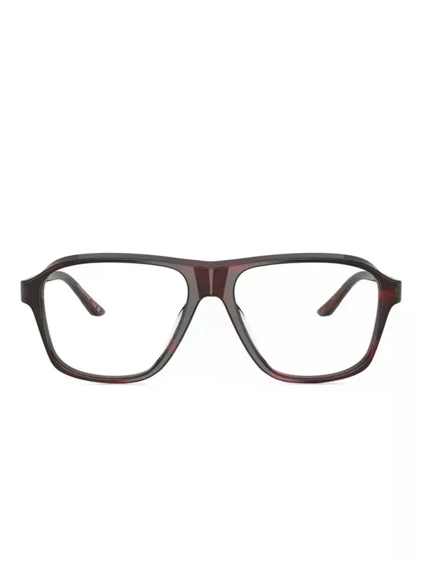 Oliver Spencer Navigator Eyeglasses - Red