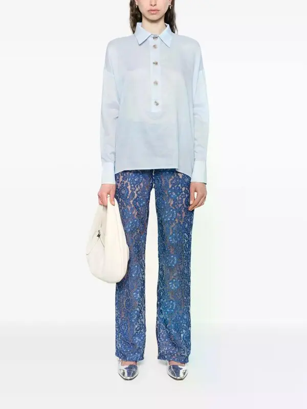 RAME Floral-lace Trousers