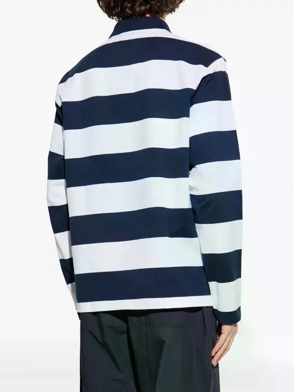 Paul & Shark Striped Long-sleeve Polo Shirt