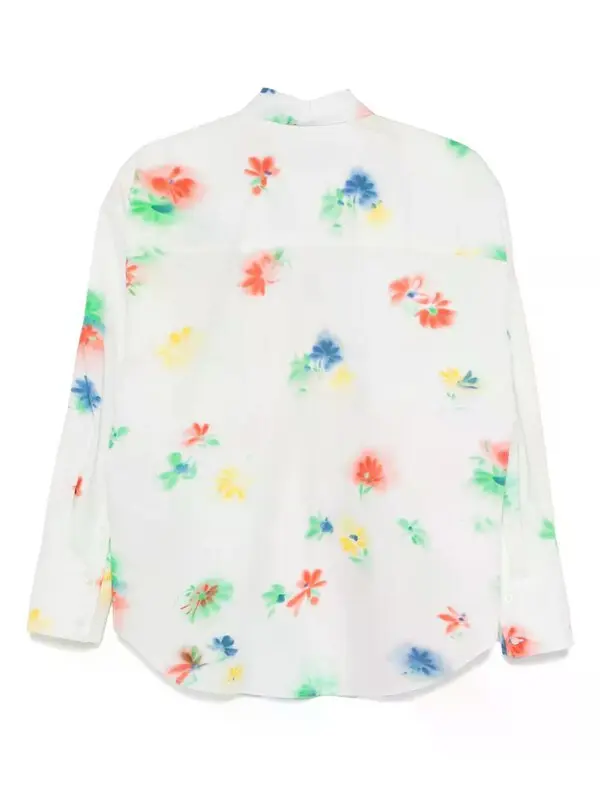 MSGM Floral-print Shirt