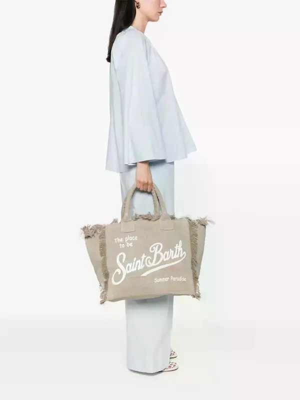 MC2 SAINT BARTH Linen Tote Bag