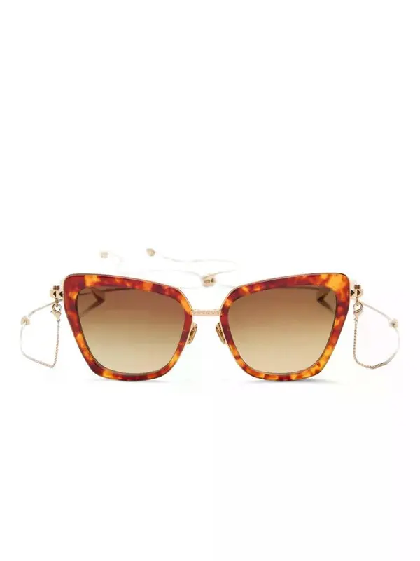 Valentino Garavani B Chain Sunglasses - Brown