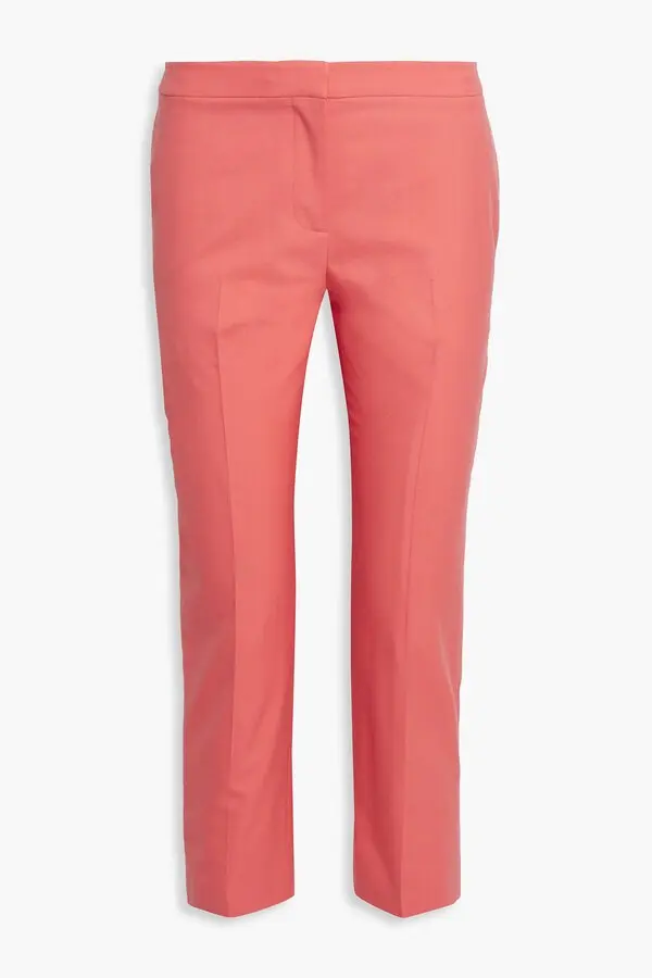 Alexander McQueen Cropped Wool-twill Pants