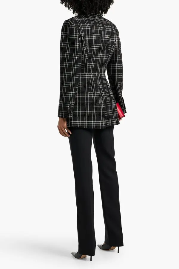Alexander McQueen Checked Wool-twill Blazer
