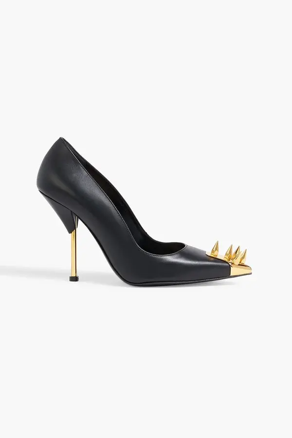 Alexander McQueen Punk Stud Leather Pumps