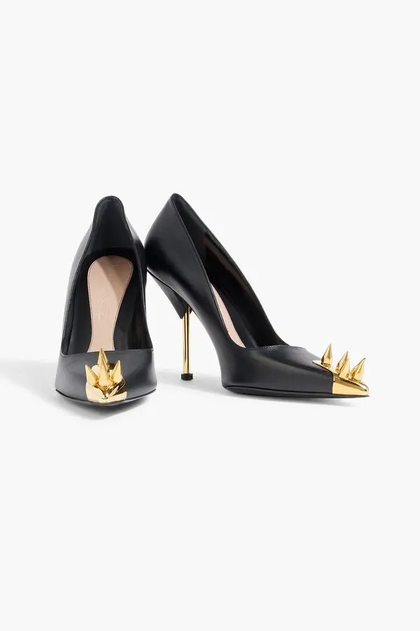 Alexander McQueen Punk Stud Leather Pumps