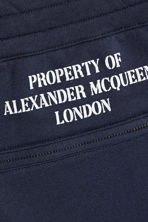Alexander McQueen Printed French Cottonterry Sweatpants