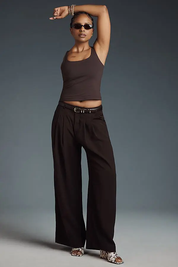 Susana Monaco Essential Everyday Tank Top - Chocolate