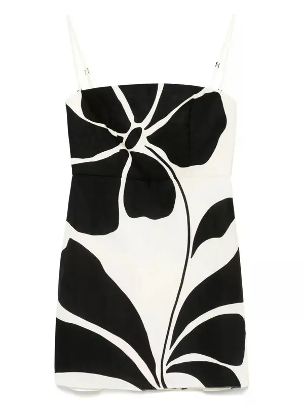 CALA DE LA CRUZ Roma Mini Dress - White