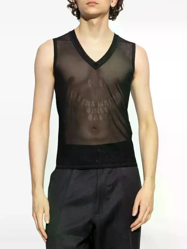MAISON MARGIELA Mesh Tank Top
