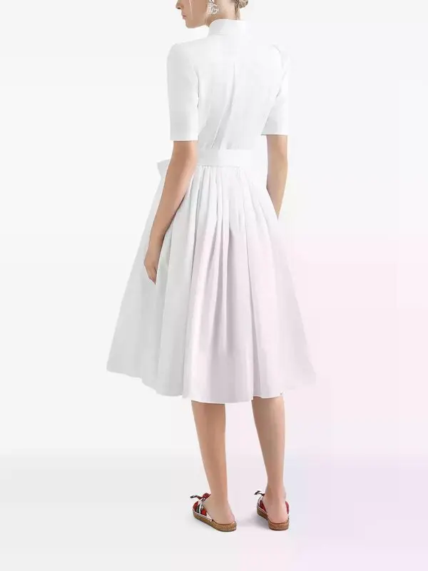 Dolce & Gabbana Poplin Shirt Dress - White