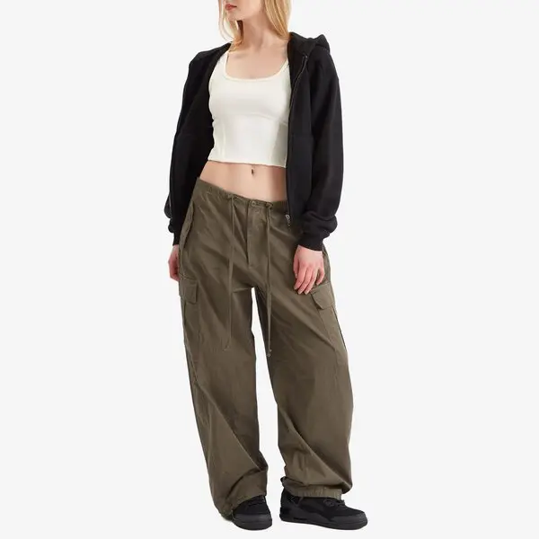 JORDAN Ribbed Cropped Tank Top