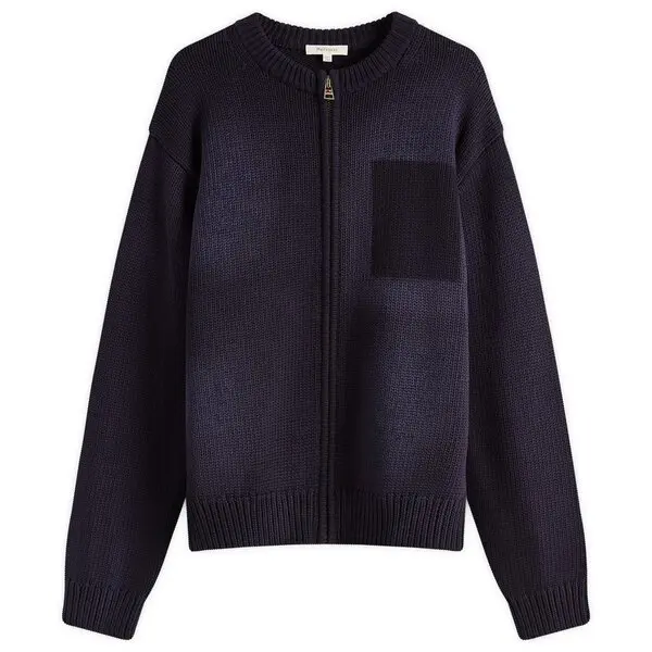 JW Anderson Washed Zip Front Cardigan