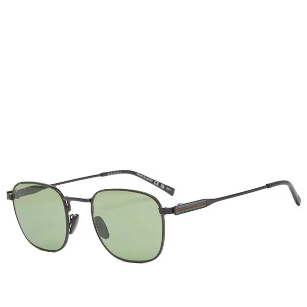 Gucci Gg1876s Sunglasses - Black/green