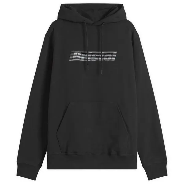 F.C. REAL BRISTOL Effect Line Logo Team Hoodie