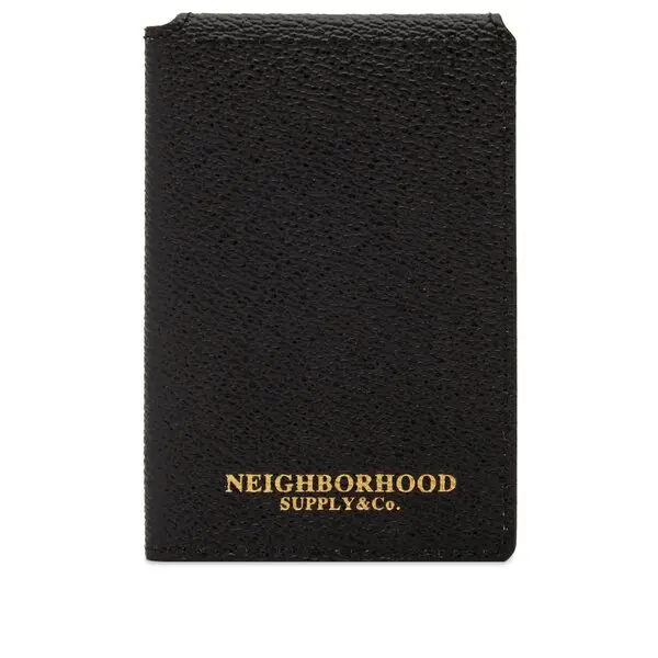 NEIGHBORHOOD Coated Card Case - Black