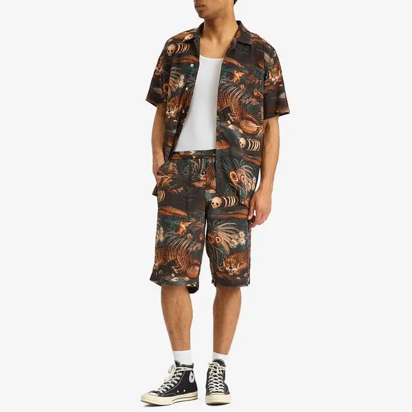ENDLESS JOY Leopard Jungle Shorts