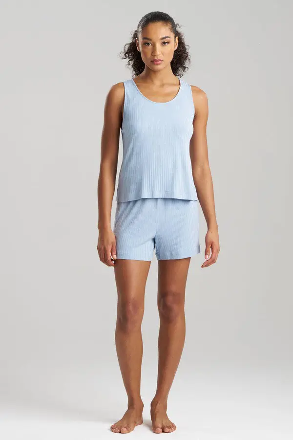 Natori Skye Rib Ease Tank - Blue