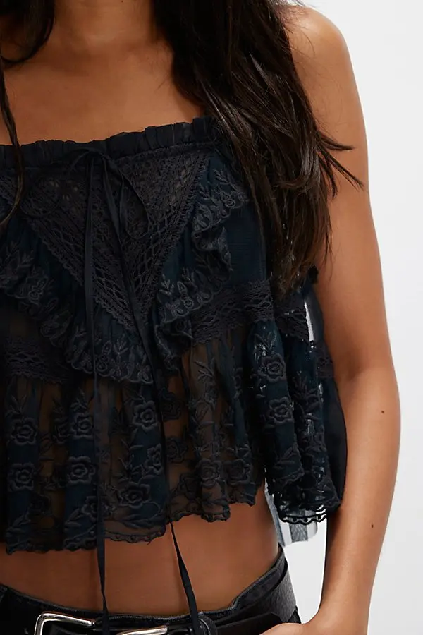 Free People Sofia Embroidered Tank