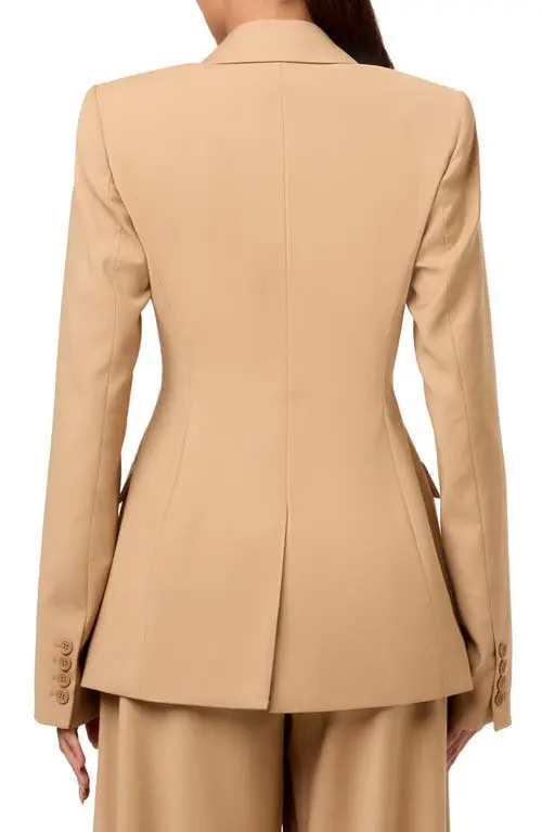 Naked Wardrobe One-button Blazer - Camel