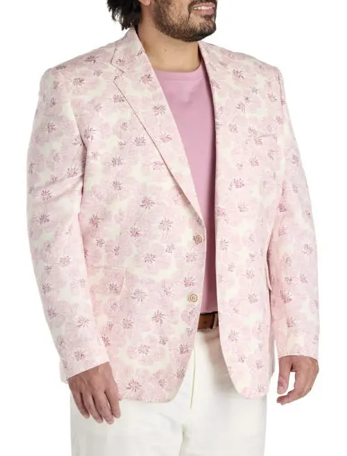TALLIA Big & Tall Floral Sport Coat