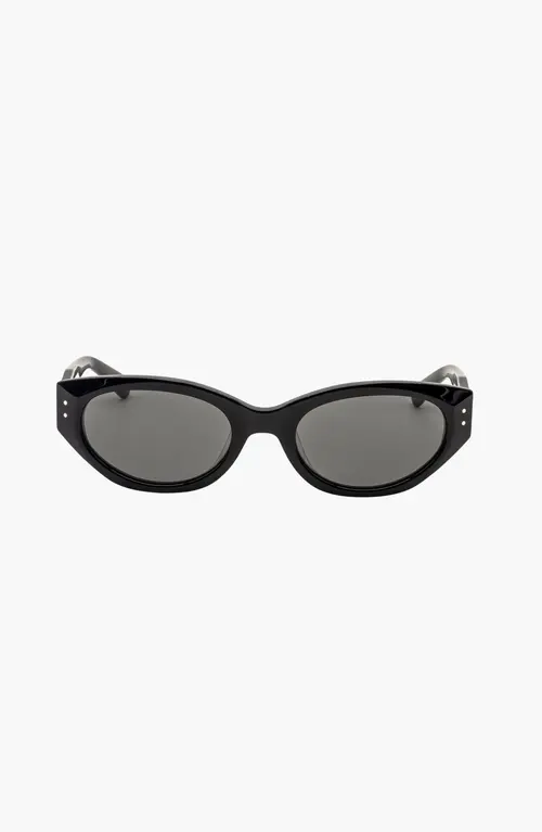 ITALIC Michele Cat-eye Italian Acetate Sunglasses - Black