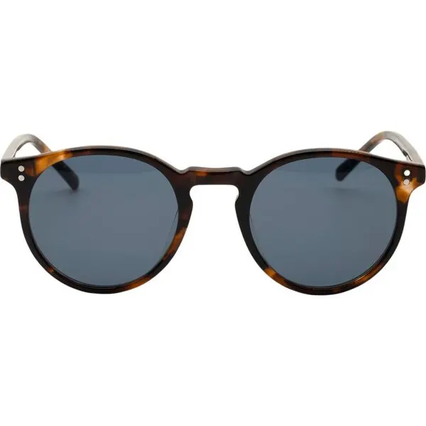 NEW Italic Round Brown Tortoise Sunglasses Work It! Dark Tort Uni-Sex Oval Sunglasses | Le Specs main image 3