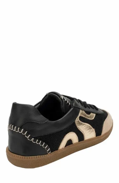 FOREVER & ALWAYS SHOES Perry Leather Sneakers - Black Leather