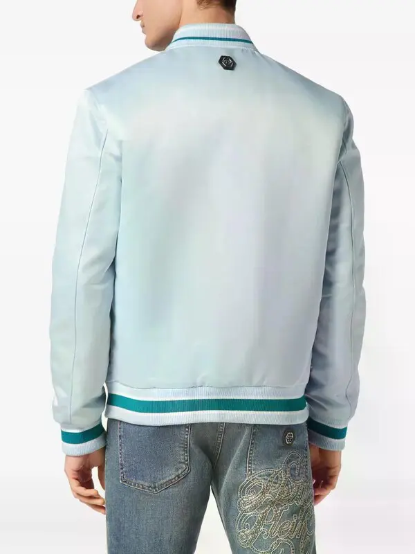Philipp Plein Satin Bomber Jacket