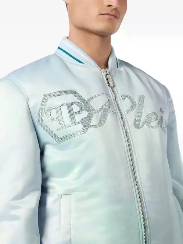 Philipp Plein Satin Bomber Jacket