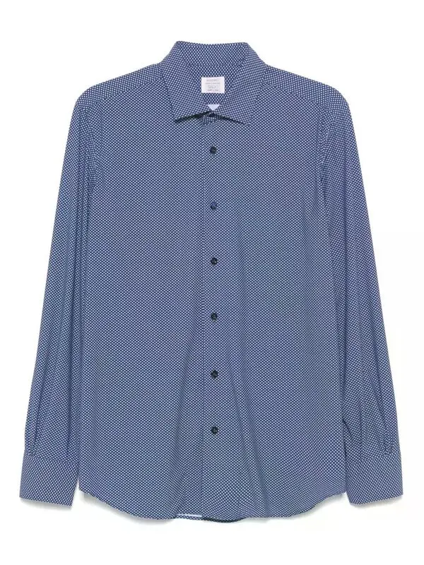 MAZZARELLI Printed Shirt - Blue