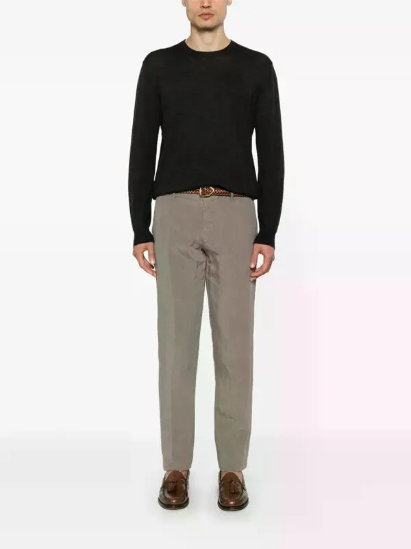BERWICH Straight-leg Chinos - Brown