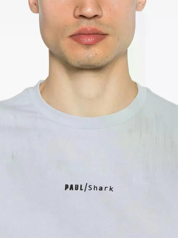 Paul & Shark Logo-rubberised T-shirt