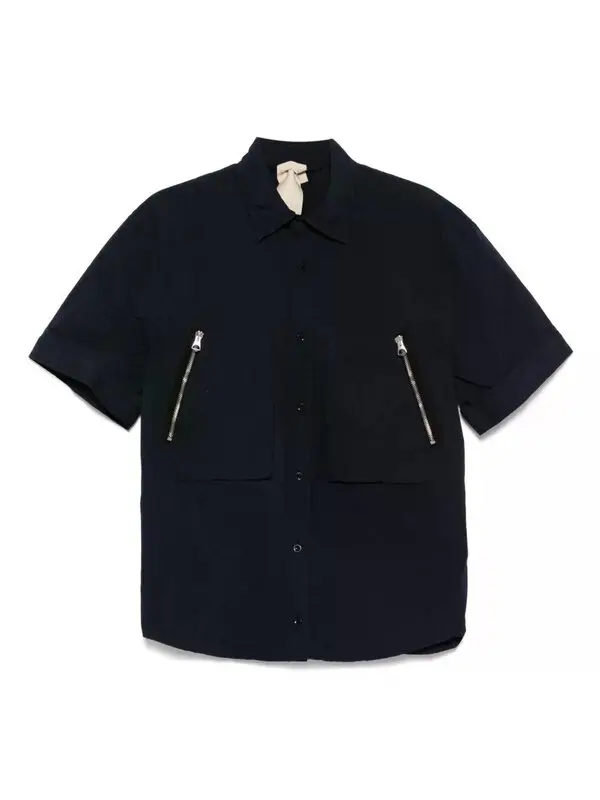 TEN C Zipped-pockets Shirt