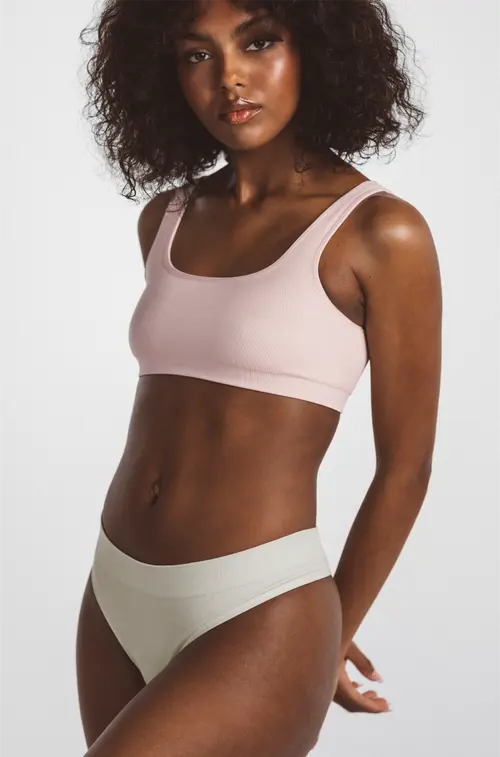 LDMA Low Hide Thong - Cream