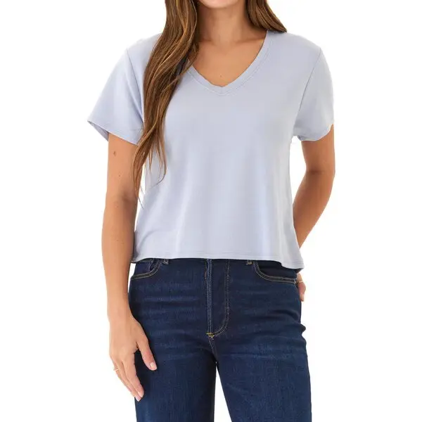 THREADS 4 THOUGHT Bettine Terry T-shirt - Sea Mist