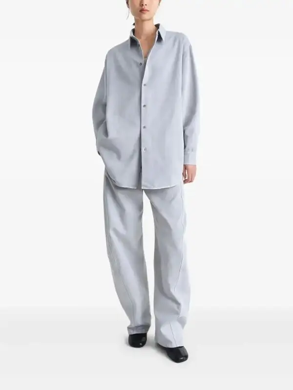 Lemaire Relaxed Shirt - Grey | Editorialist