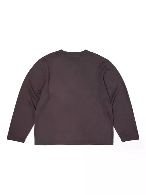 Extreme Cashmere Nº 407 Long-sleeve Henley Top