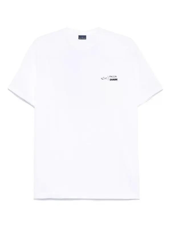 Paul & Shark Logo-rubberised T-shirt