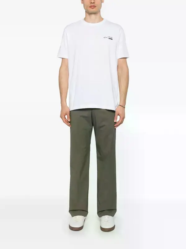 Paul & Shark Logo-rubberised T-shirt