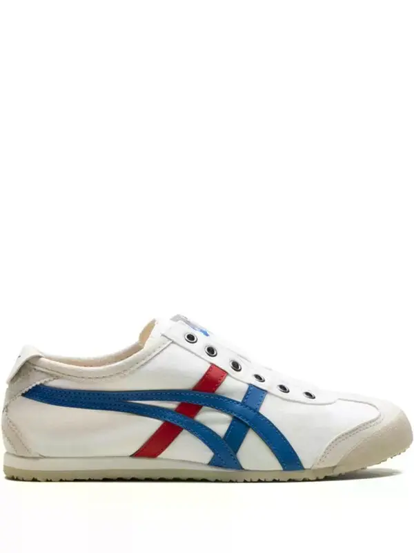 Onitsuka Tiger Mexico 66 Slip-on Tricolor Sneakers - White